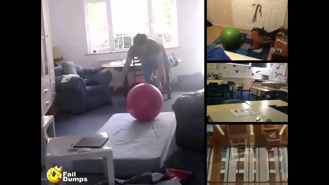 Yoga Ball Fail Compilation - YouTube