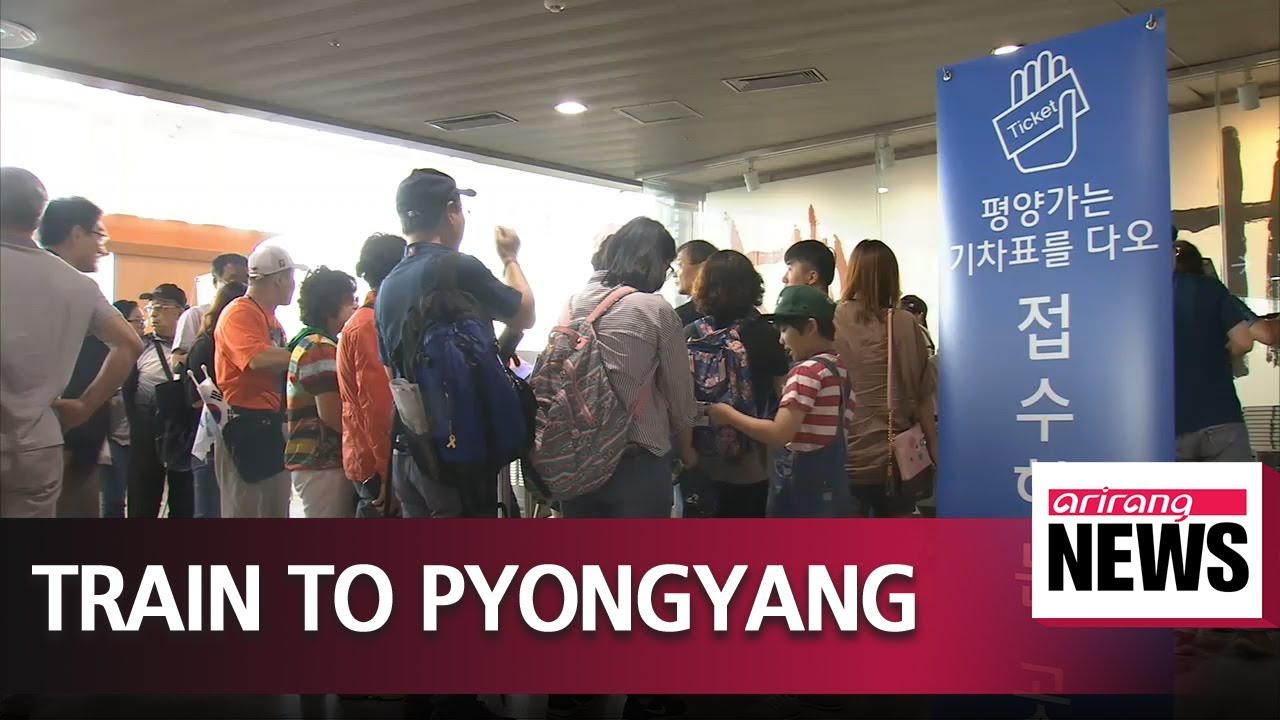 First 'Seoul-to-Pyongyang' train departs at Seoul Station - YouTube