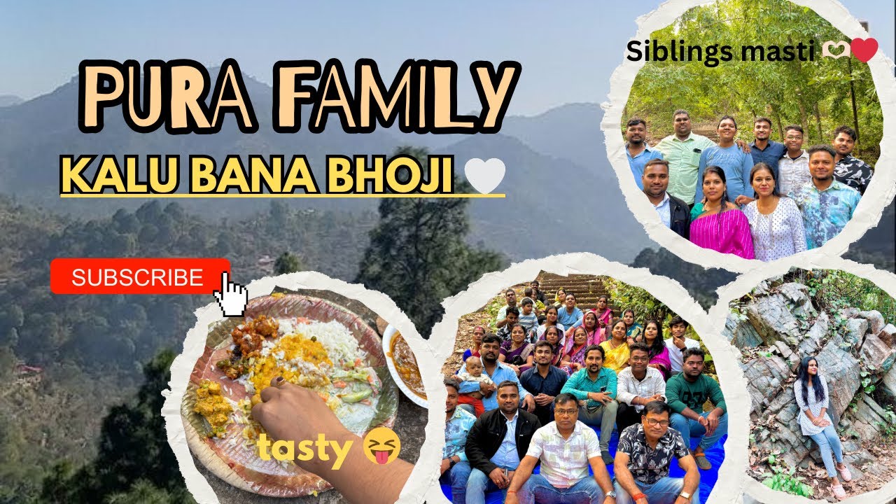 New year pain bhoji kalu Ashok jhar 🥳 // pura family helu get together ...