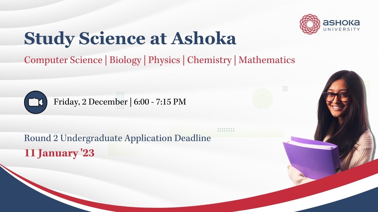 Study Science at Ashoka - YouTube