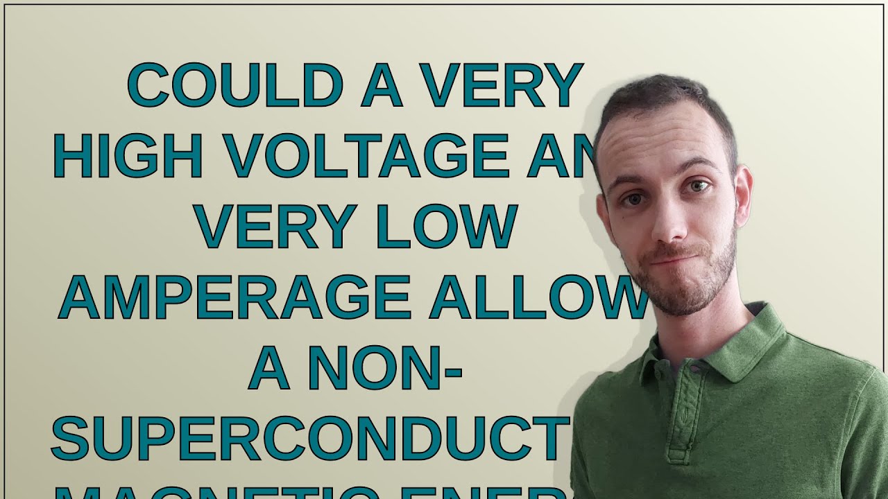 Electronics: Could a very high voltage and very low amperage allow a ...