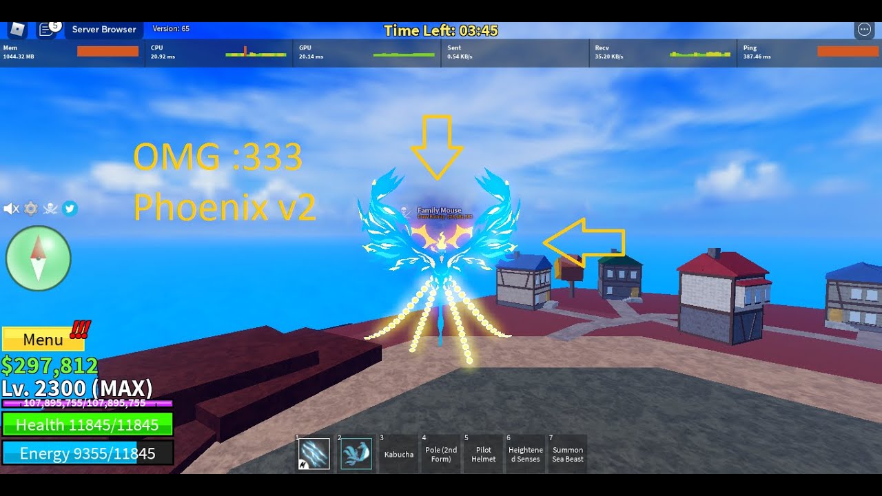 Review Skill Phoenix V2 |Blox Fruit - YouTube