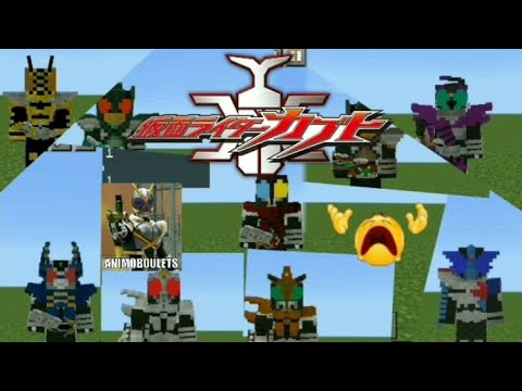 SHOWCASE ADDON KAMEN RIDER KABUTO(MINECRAFT 1.20) - YouTube