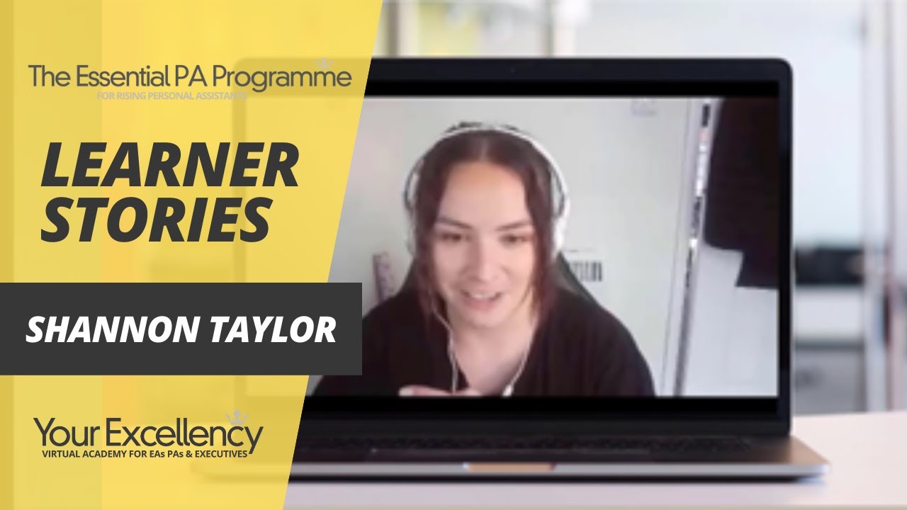 The Essential PA Programme – Learner Stories – Shannon Taylor - YouTube