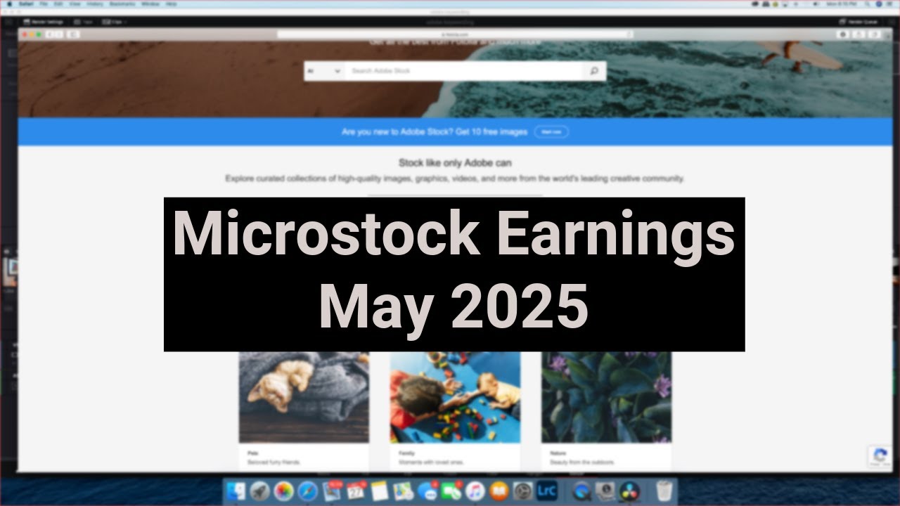 Microstock Photography Earnings | May 2025 - YouTube