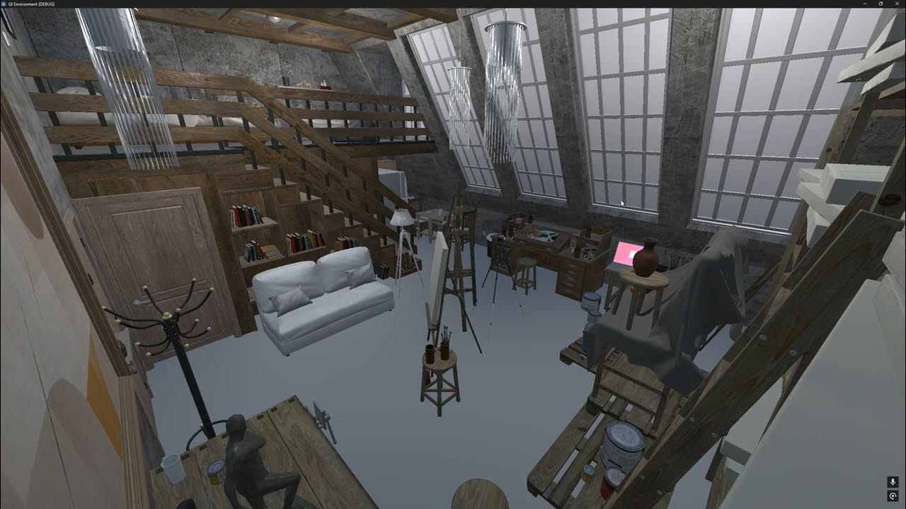 Godot 3D SDFGI (Global Illumination) Interior Scene Lighting and Rendering | Tutorial | Demo ...