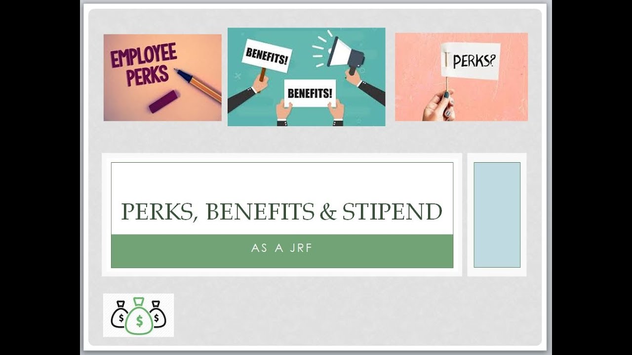 Perks, Benefits and Stipend as a JRF (Junior Research Fellowship) - YouTube