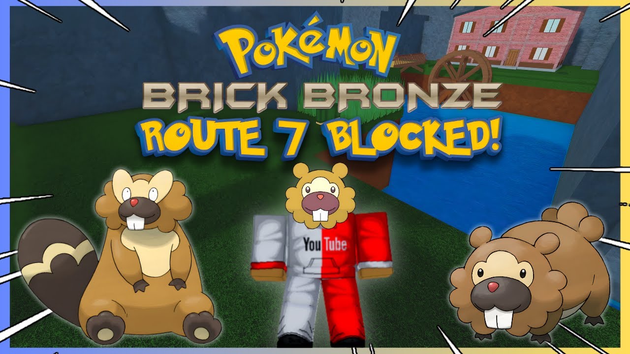 Fixing the Bidoof DAM on Route 7! | Pokémon Brick Bronze - YouTube