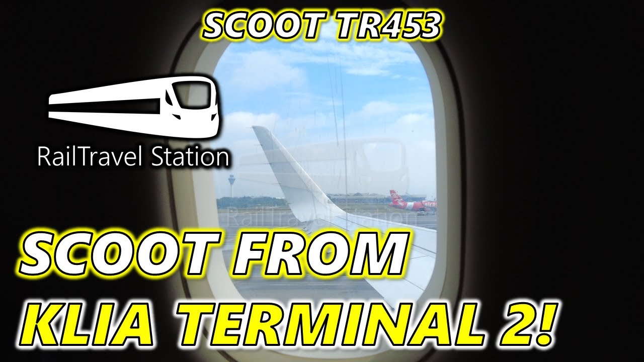 SCOOT FROM KLIA T2 TO SINGAPORE! 🇲🇾 ️🇸🇬 Scoot TR453 Kuala Lumpur KLIA ...