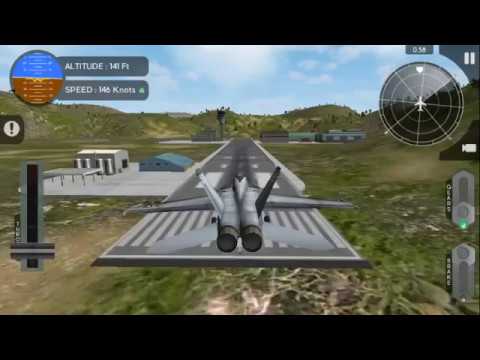 Avion Flight Simulator : F/A-18 Stall Recovery - YouTube