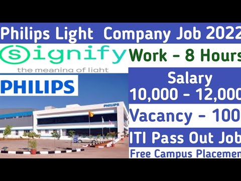 Signify Innovations India Pvt Ltd Company Job || Job in Vadodara Light ...