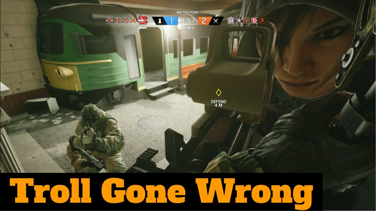 Trolling Gone Wrong - Rainbow Six Siege - YouTube