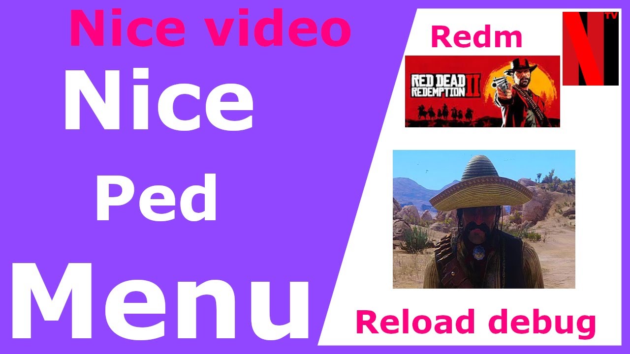 Redm Nice ped menu - YouTube