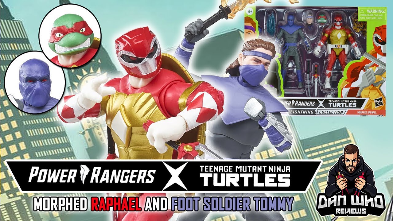 Power Rangers Teenage Mutant Ninja Turtles Lightning Collection Raphael ...