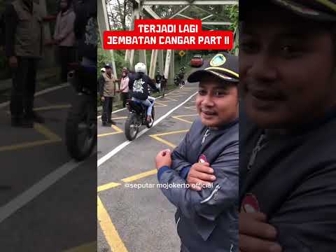 GILAAA DAN TERJADI LAGI PART2 ..BUNUH DIRI DI JEMBATAN CANGAR PACET MOJOKERTO JAWA TIMUR' #bunuhdiri