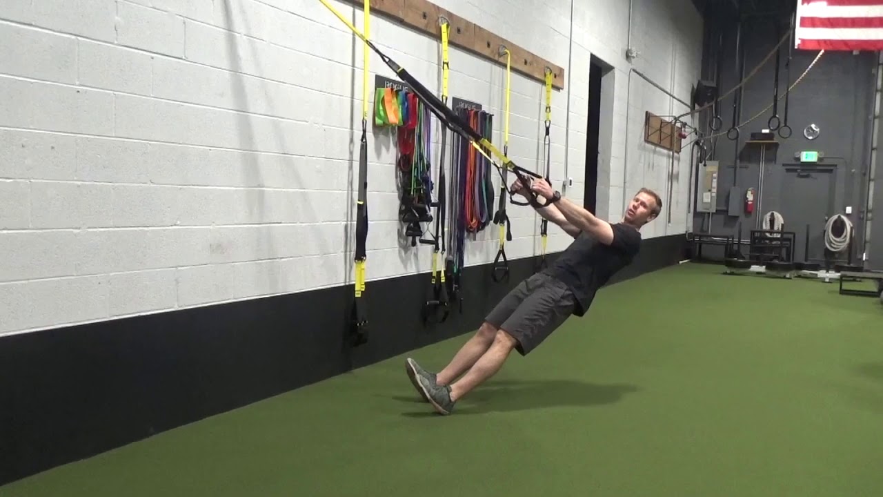 TRX Double Arm Row - YouTube