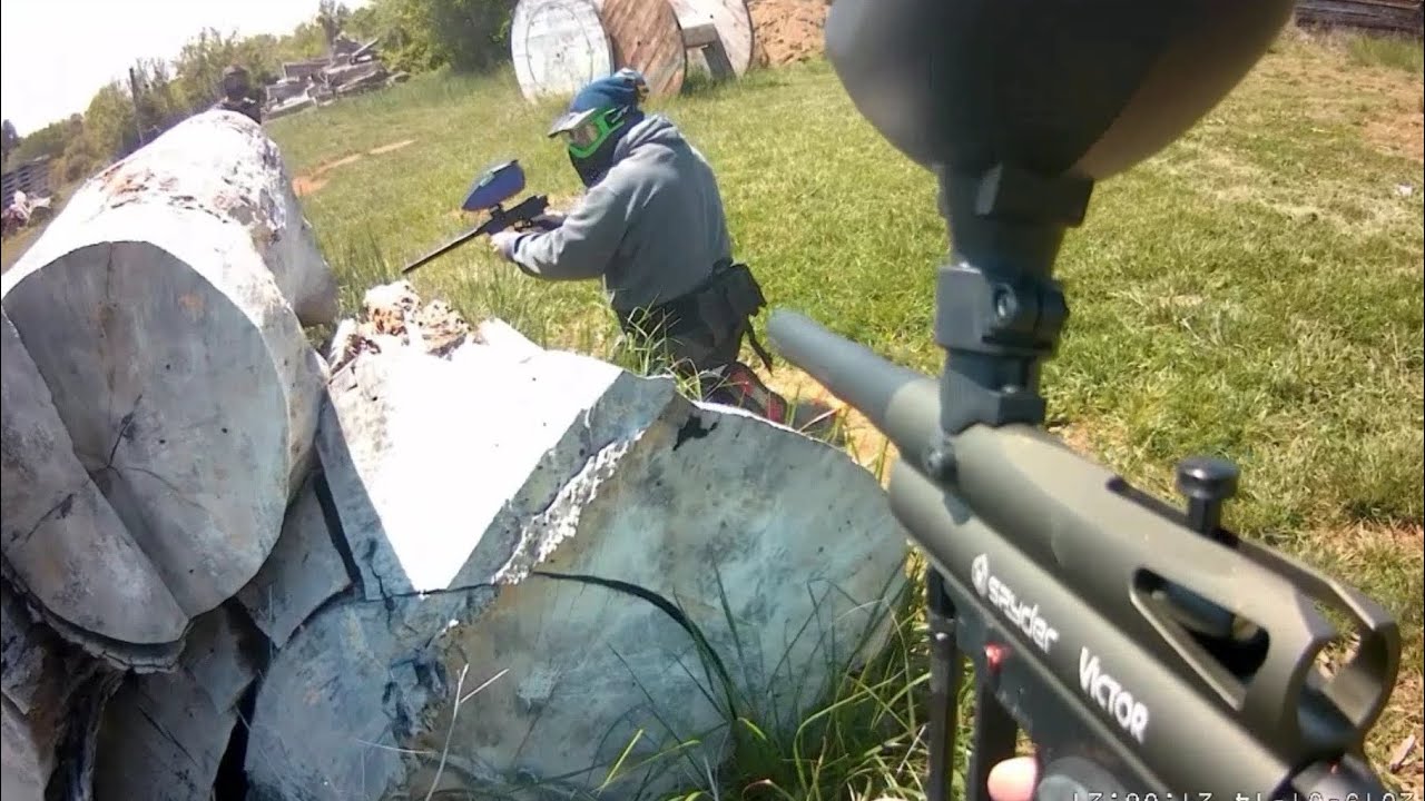 My FIRST ever Surrender kill in paintball at pevs paintball - YouTube
