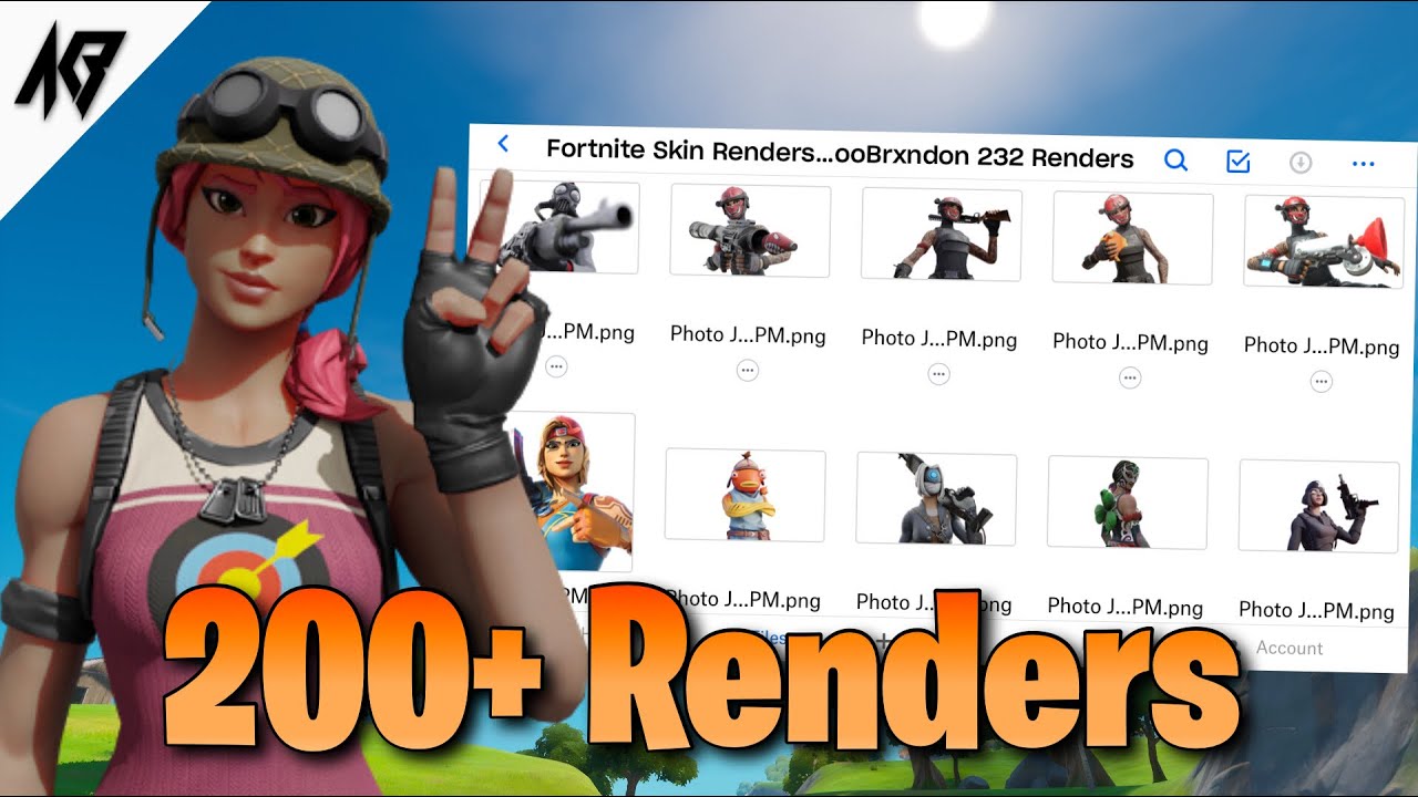 Best Fortnite Render Pack! | Fortnite GFX Pack | 200+ Renders! - YouTube