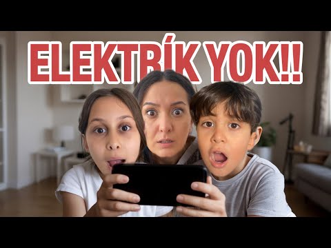 ELEKTRİKSİZ BİR GÜN GEÇİRDİK !!