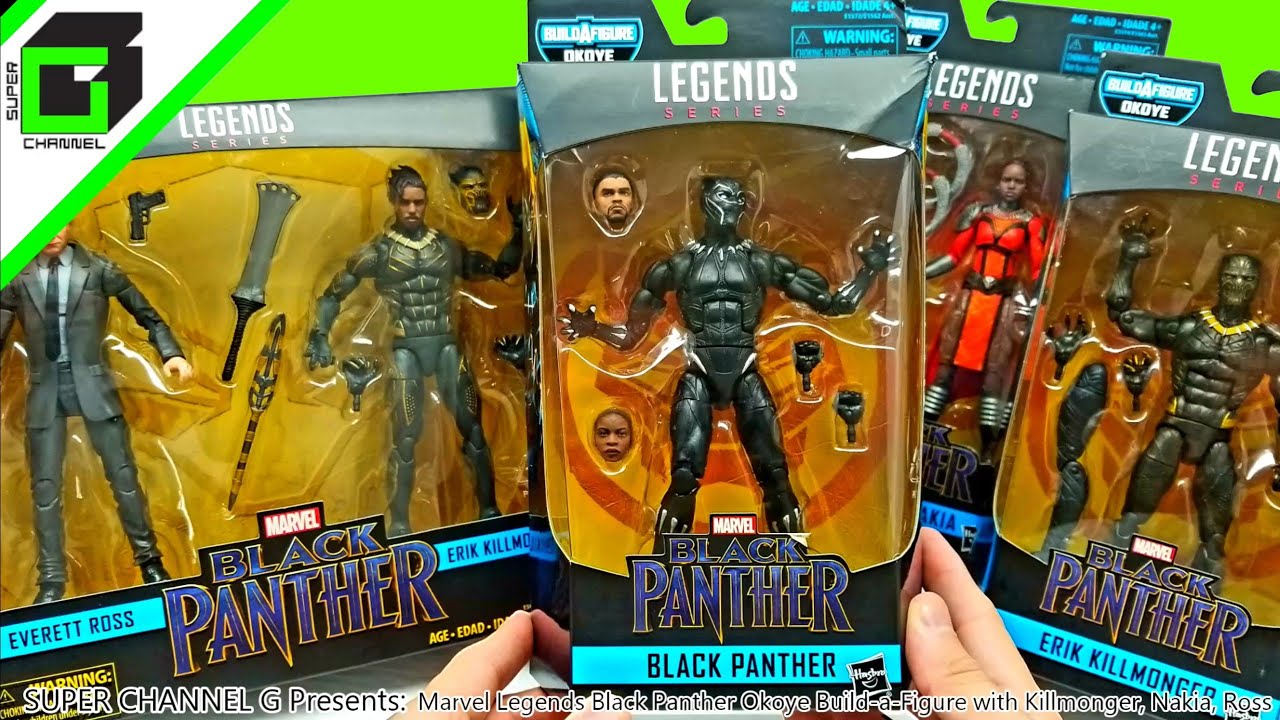 Marvel Legends BLACK PANTHER Complete Set, Killmonger 2 pack TARGET ...