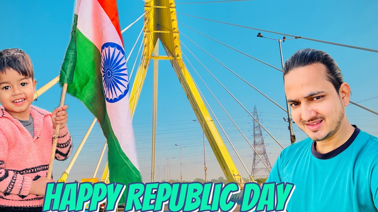 Republic Day india 2025 76 yr 🇮🇳😱 signature Bridge vlog video viral # ...