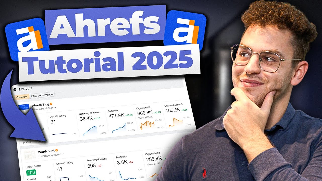 Ahrefs Tutorial auf Deutsch [2025] - Schritt für Schritt Anleitung - YouTube