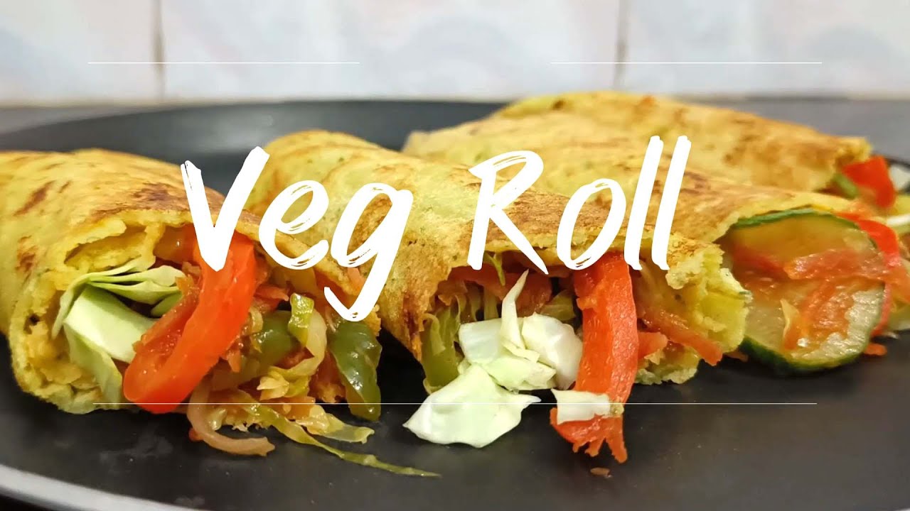 मूंग दाल Veg Roll घर पर सिर्फ 10 मिनट में बनायें || Crispy Veg roll ...