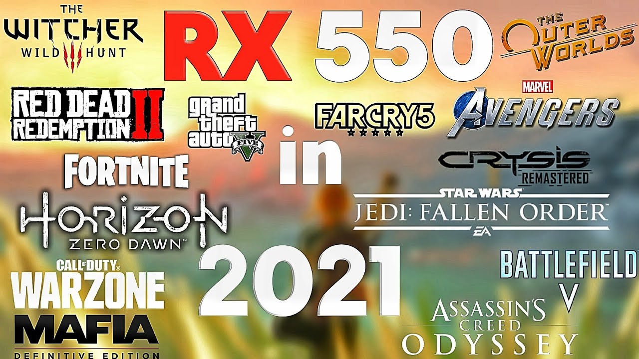 RX 550 Test All the Modern Games | Does It able to reach 60 FPS - YouTube