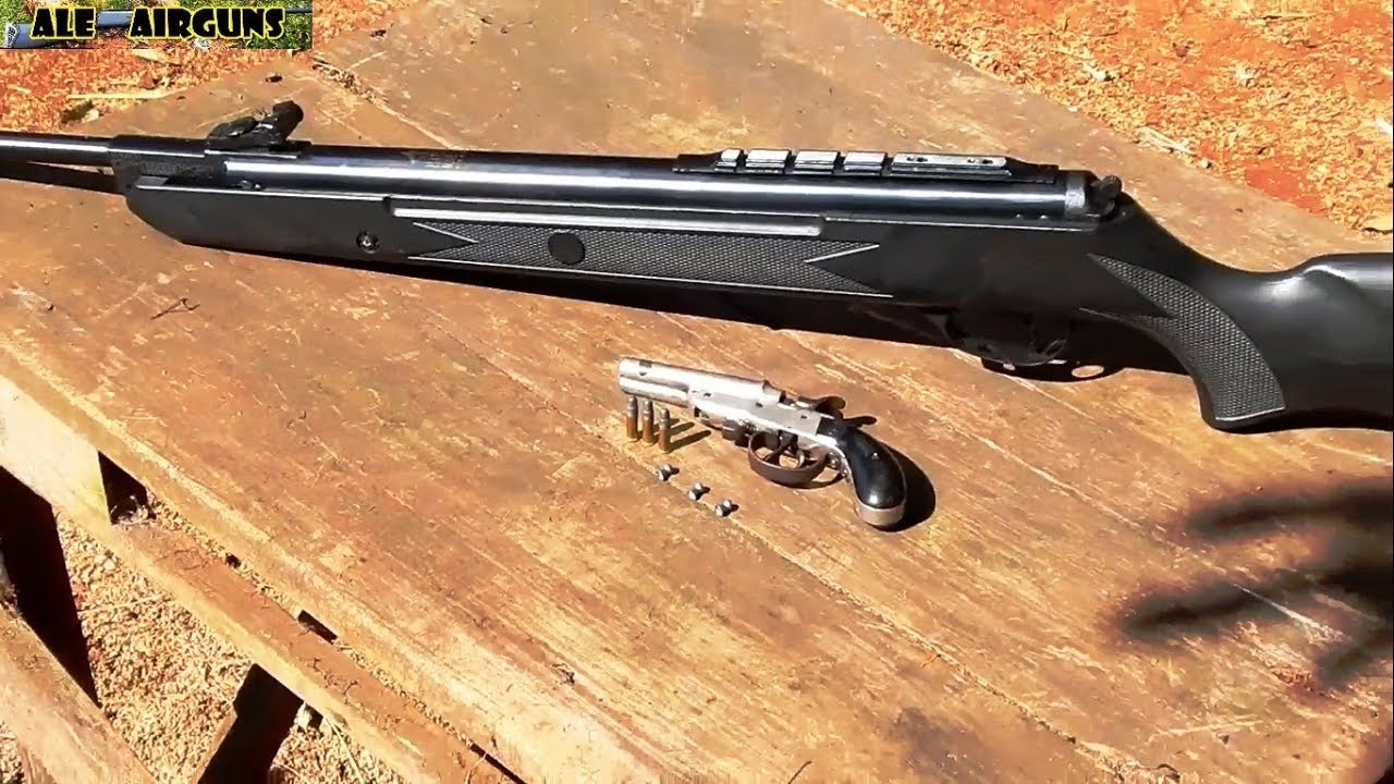 CARABINA DE PRESSÃO X 22 (GARRUCHA 22 x CARABINA 5,5mm) - YouTube