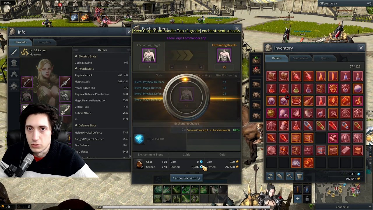 KUF2: Item Options and Enchantments While Preparing for 16-Man Raids ...