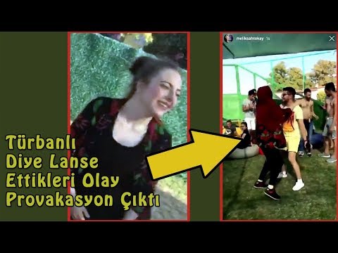 Türbanlı Diye Lanse Ettikleri Olay Provokasyon Çıktı