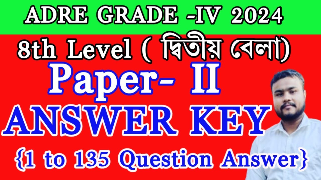 GRADE IV ANSWER KEY 8th level // PAPER II // 2ND HALF GRADE 4 ANSWER ...