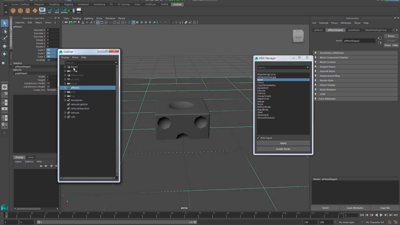 HoudiniEngine for Maya Test - YouTube