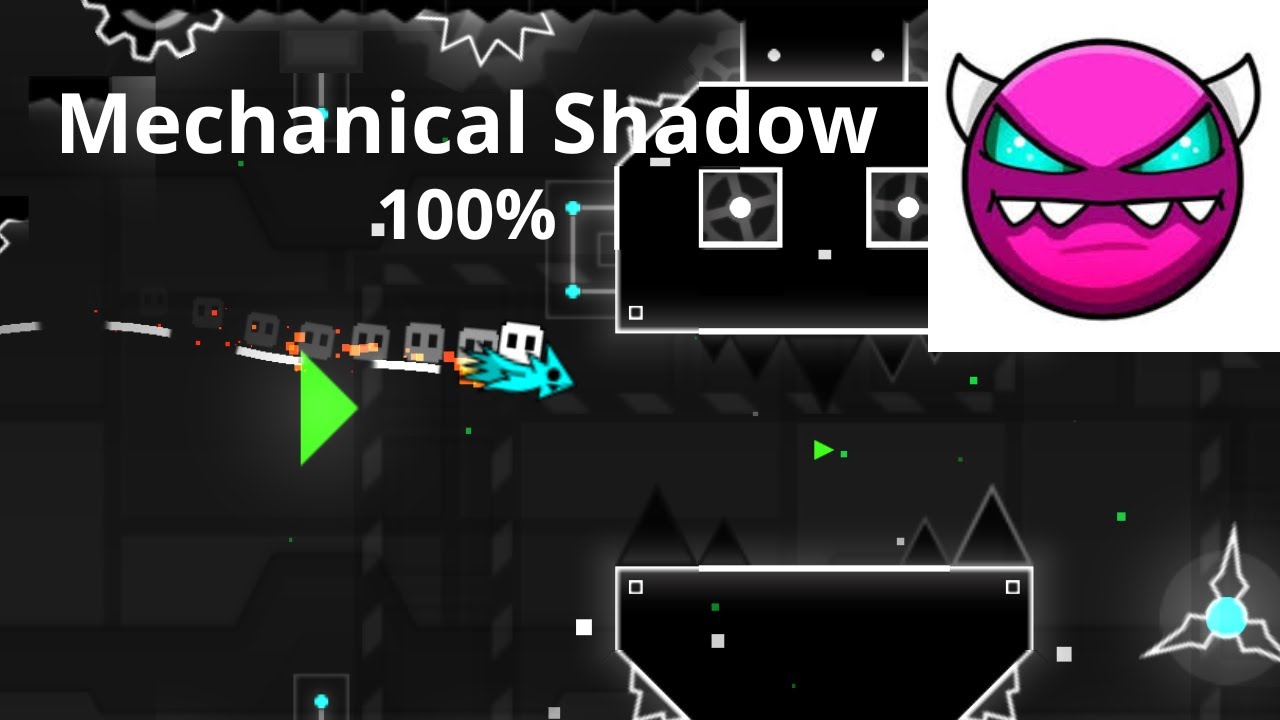 Mechanical Shadow 100% Medium Demon By: Tongii - YouTube