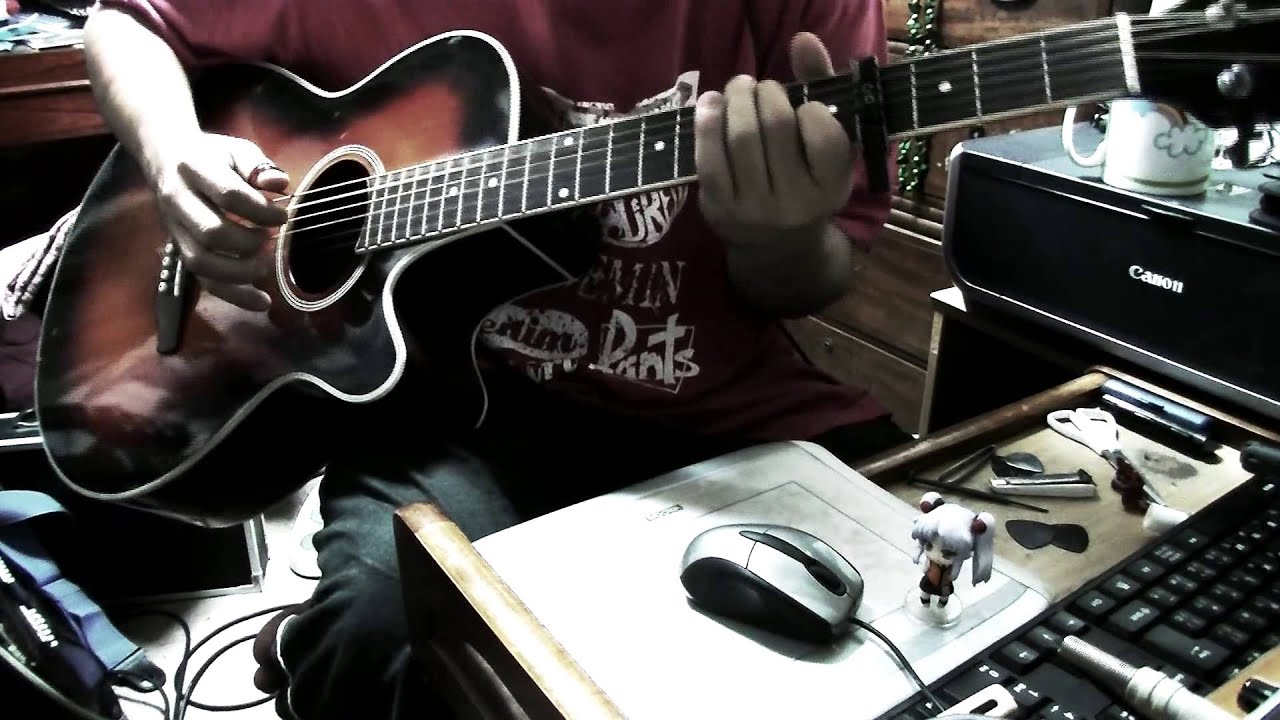 ANJI /Davy Graham @FuMay (Cover) Angi Angie 坂崎幸之助 - YouTube