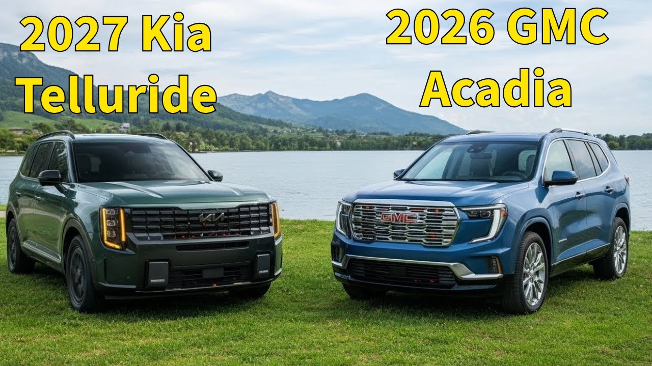 New 2027 Kia Telluride vs 2026 GMC Acadia - Full SUV Battle - YouTube
