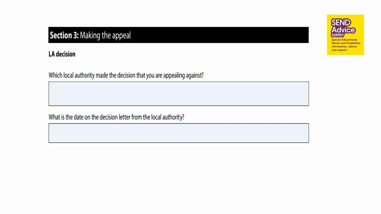 How to complete a SEND 35a Form (Refusal to Assess) - YouTube