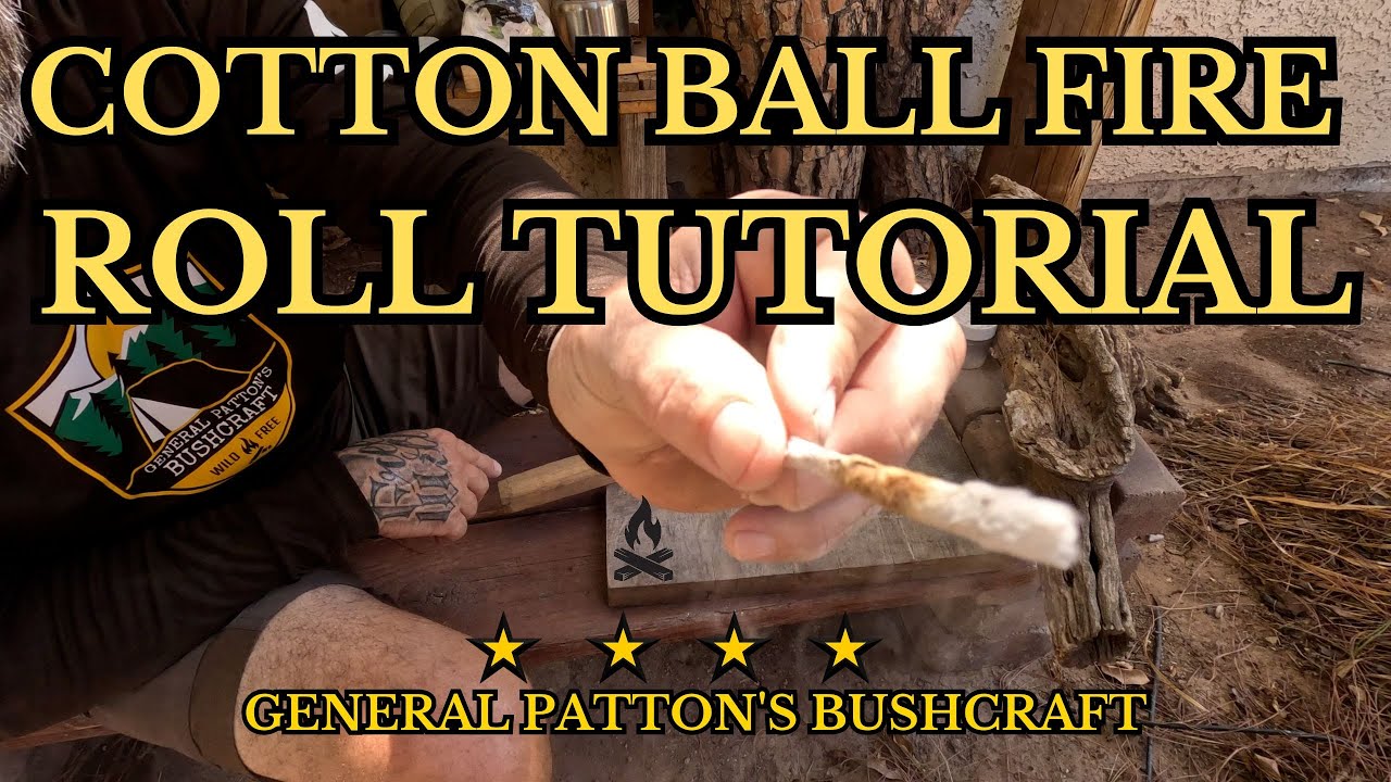 COTTON BALL FIRE ROLL TUTORIAL - YouTube