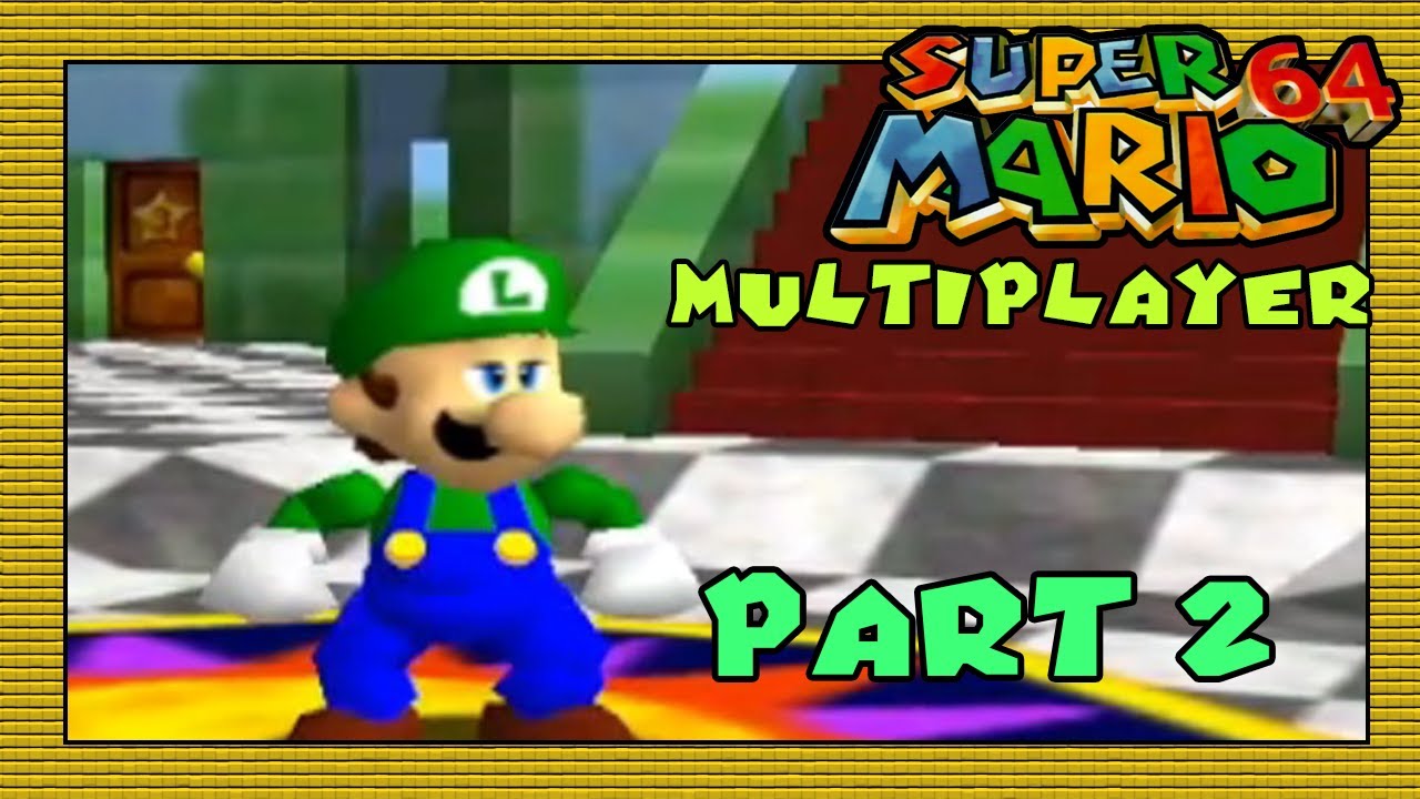 Super Mario 64 Splitscreen Multiplayer 2 Wing For The Stars Youtube