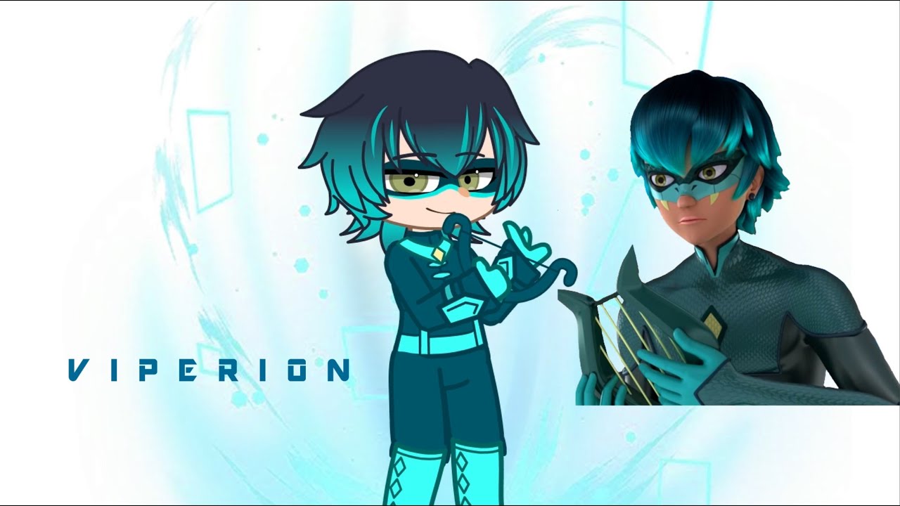 💙how to make Viperion (Miraculous Ladybug) in Gacha Club👀 //tutorial💙 ...