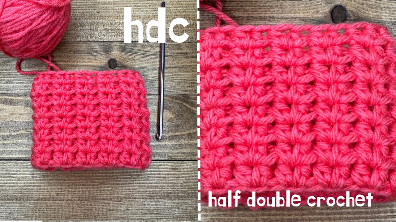 Beautiful Half Double Crochet Pattern. Detailed Tutorial - YouTube
