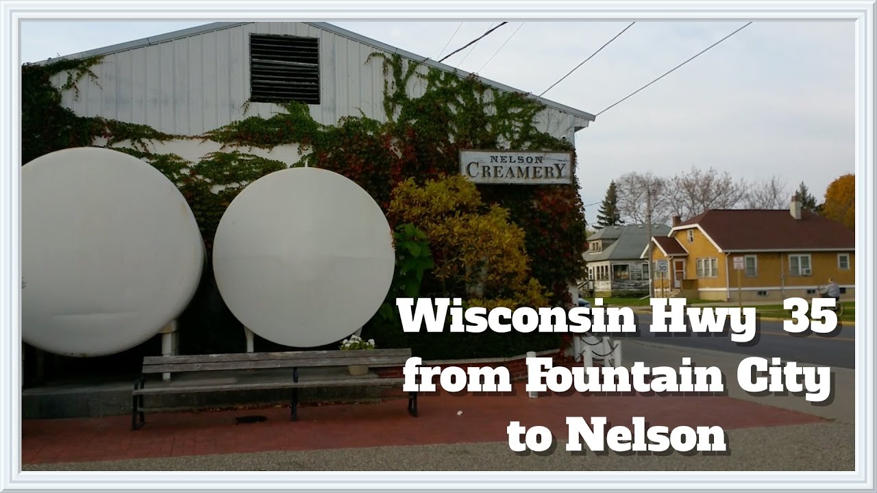 Hwy 35 | Fountain City to Nelson Wisconsin - YouTube