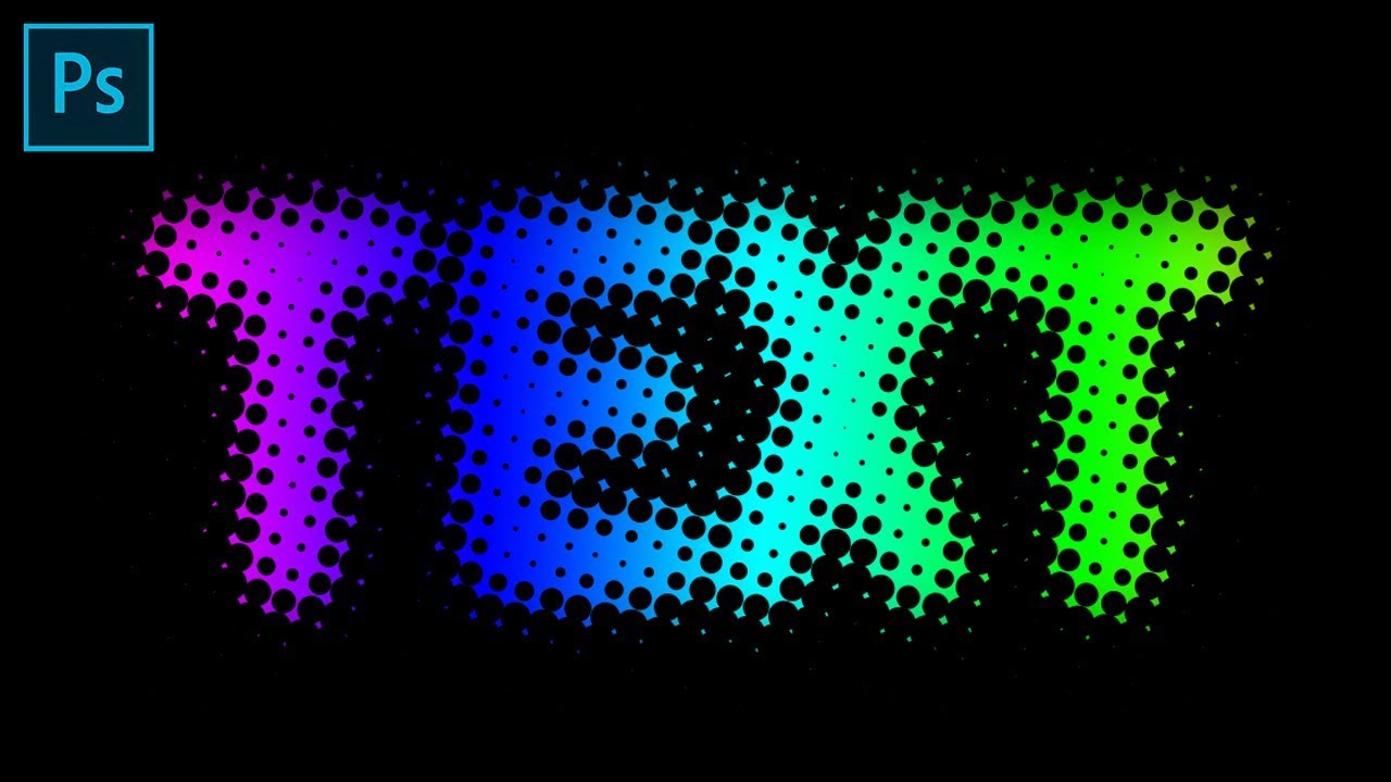 Photoshop Amazing Halftone Text Effect in Hindi. - YouTube