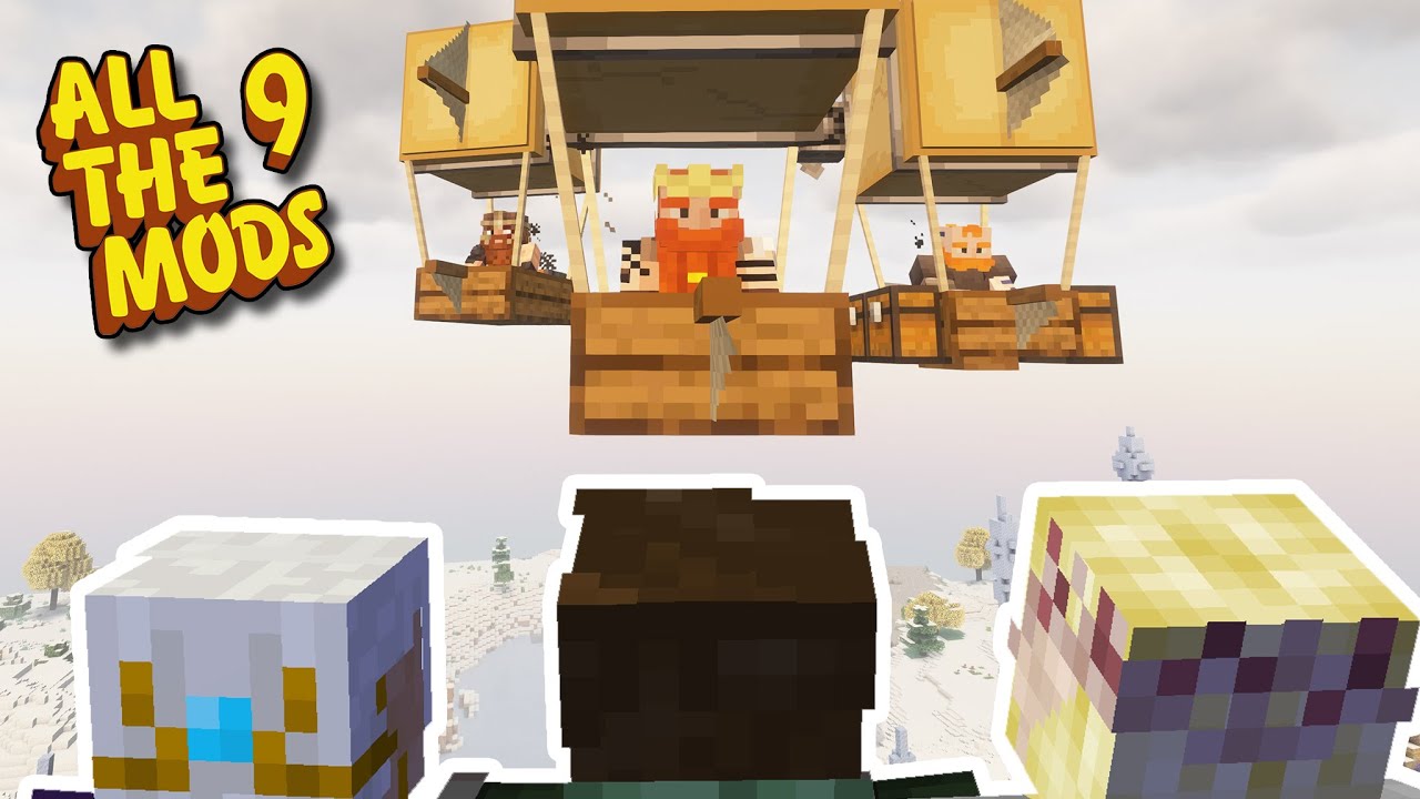 Dwarven Air Raid?! - Modded Minecraft (All The Mods 9) SMP #4 - YouTube
