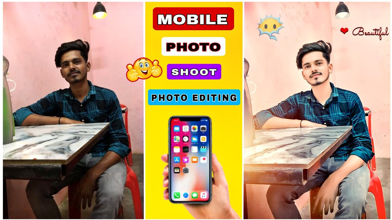 New Hard Mobile Photo Editing ।। कोई नही बताएगा 😱 ।। Mobile photo shoot ...