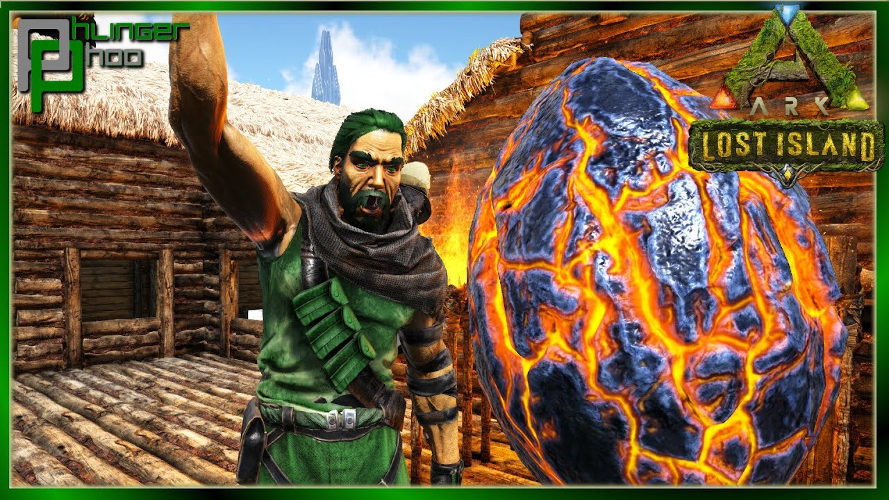 RAIDING THE VOLCANO on Ark's Lost Island 32 - YouTube