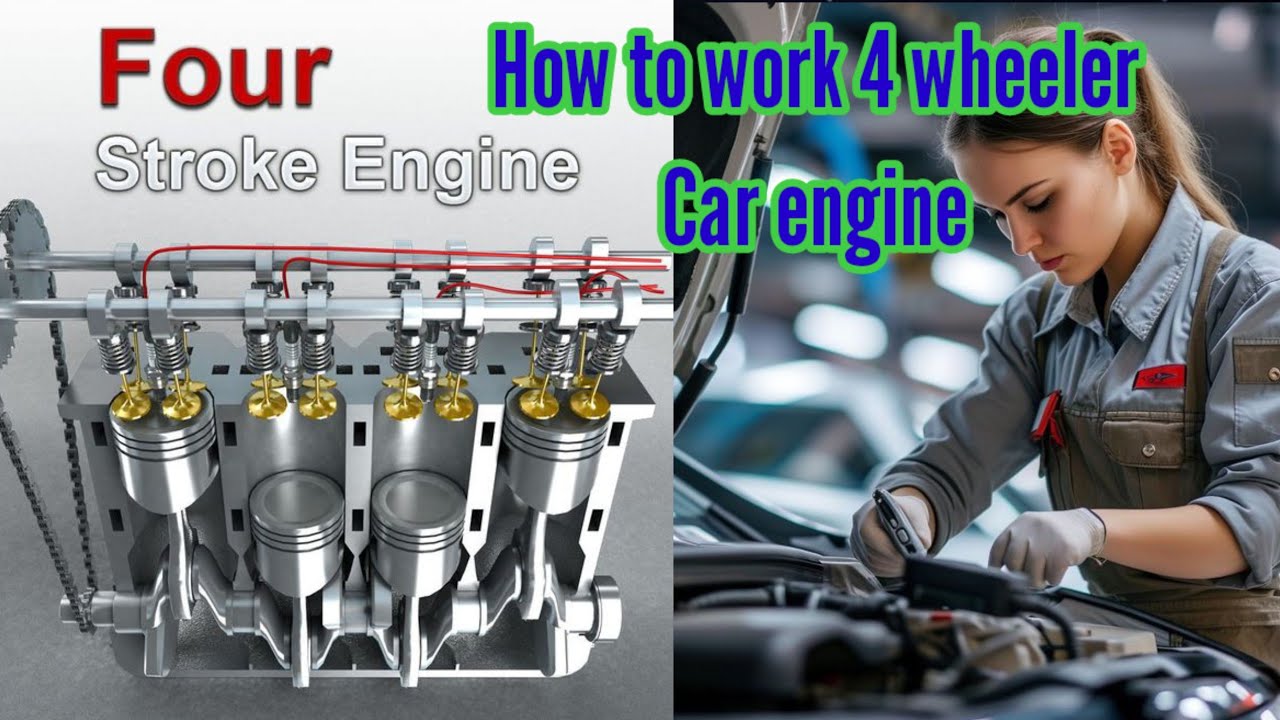 How a 4-Wheel Car Engine Works: 😱 - YouTube