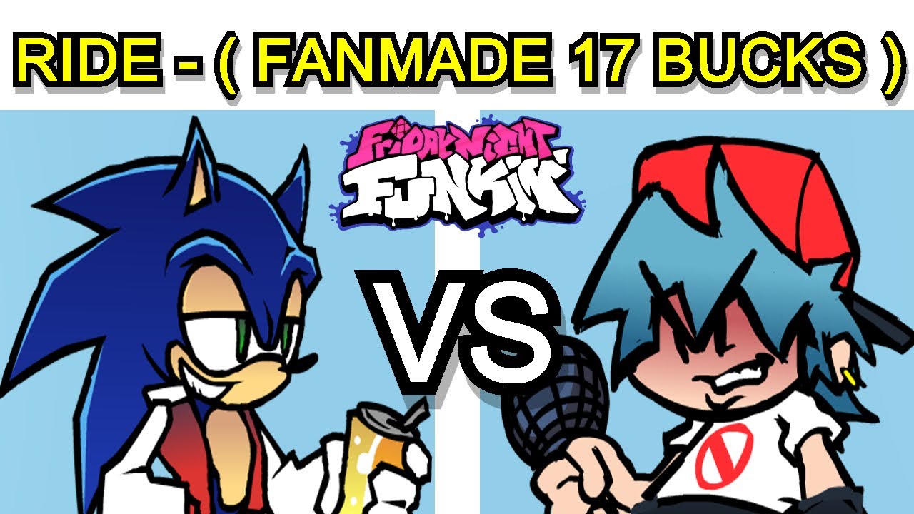 Friday Night Funkin' MOD-Ride - (Fanmade 17 Bucks) / FNF Mod | Full ...