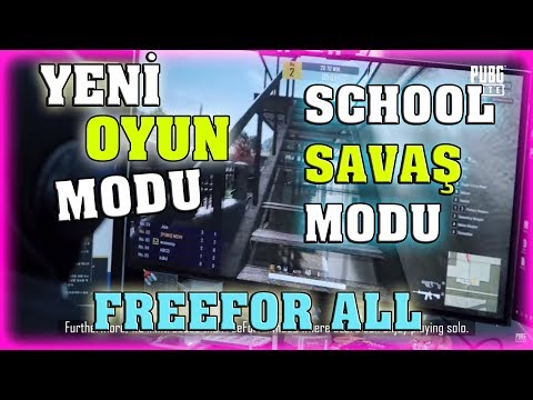 Yeni Oyun Modu | Sadece School Savaş Modu | FreeForAll | Pubg Lite Pc Türkçe