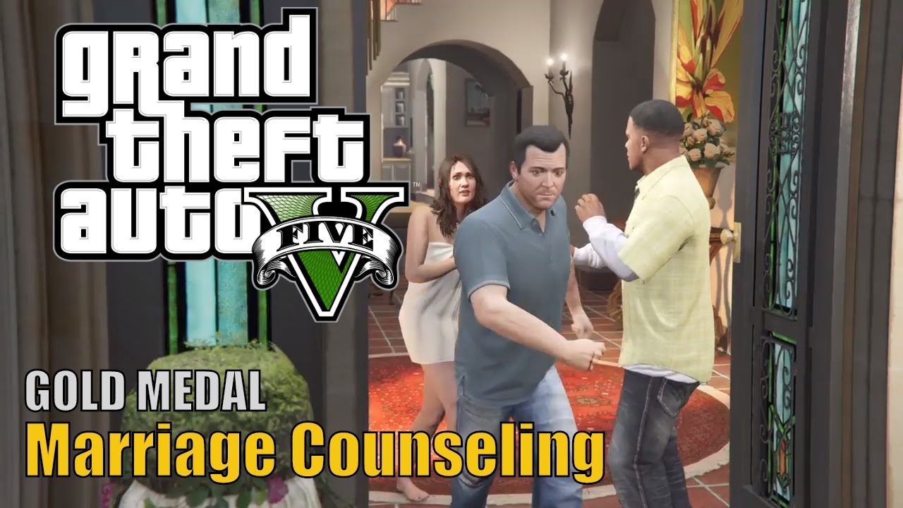 GTA 5 Marriage Counseling Mission #6 - Gold Medal Walkthrough - YouTube